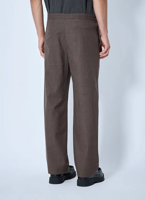 THE ROW Ari Wool Wide-leg Pants