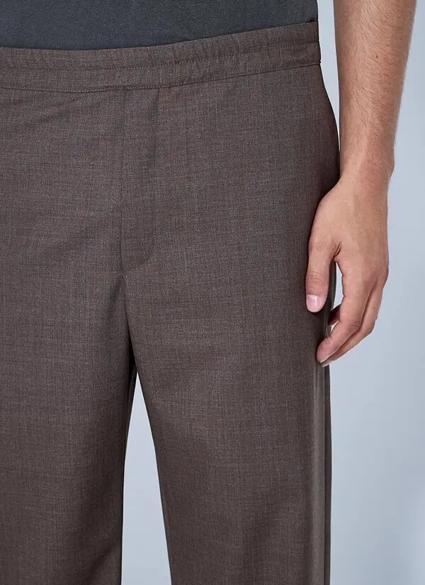 THE ROW Ari Wool Wide-leg Pants