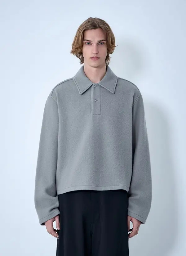 RIER Oversized Polo Knit Jumper
