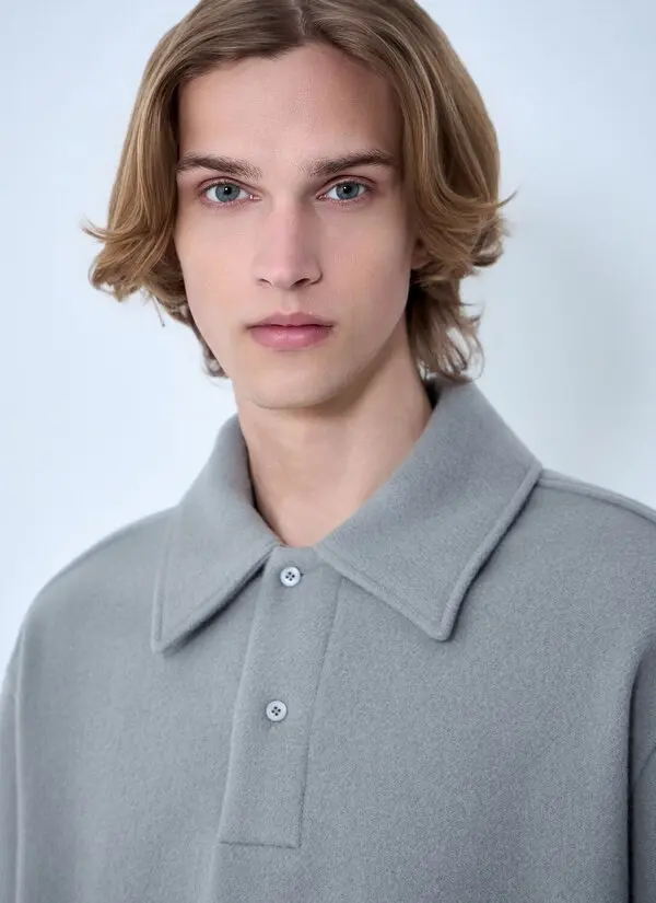 RIER Oversized Polo Knit Jumper