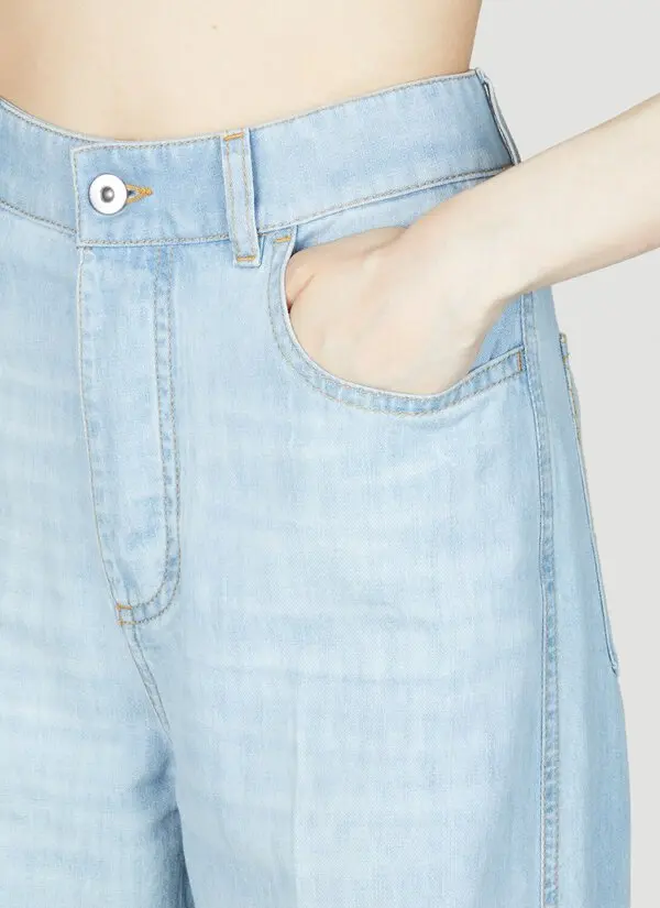 Bottega Veneta Wide Leg Jeans