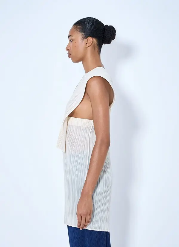Issey Miyake Sleeveless Pleated Tunic