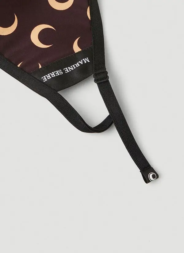 MARINE SERRE Moon Print Face Mask