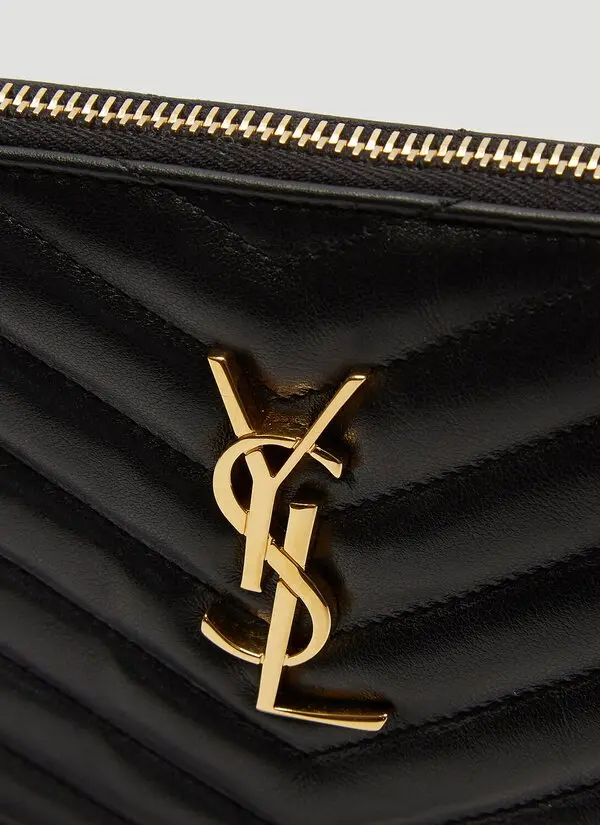 Saint Laurent Monogram Matelassé Pouch