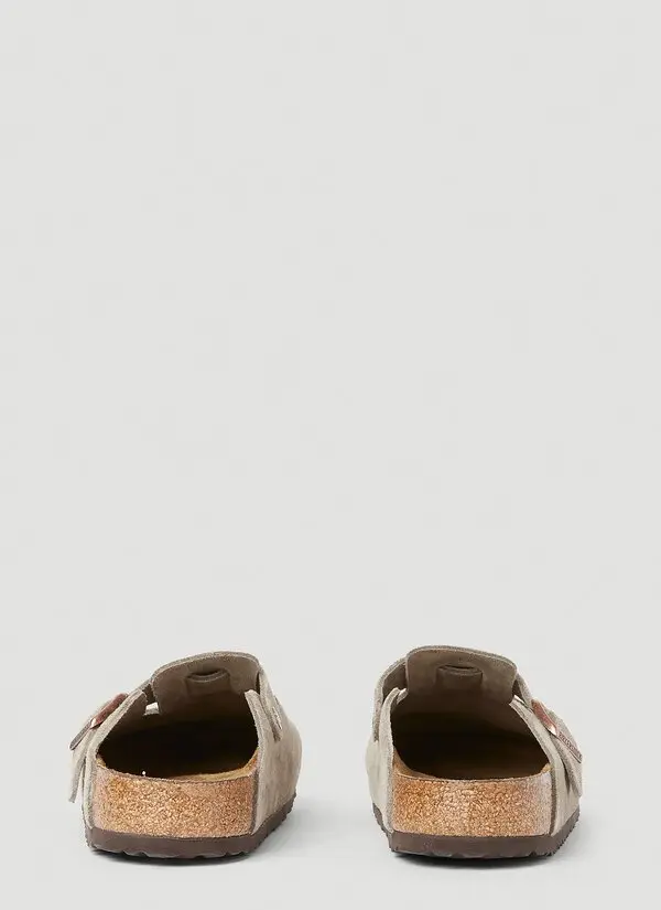 BIRKENSTOCK Boston Mules - Brown