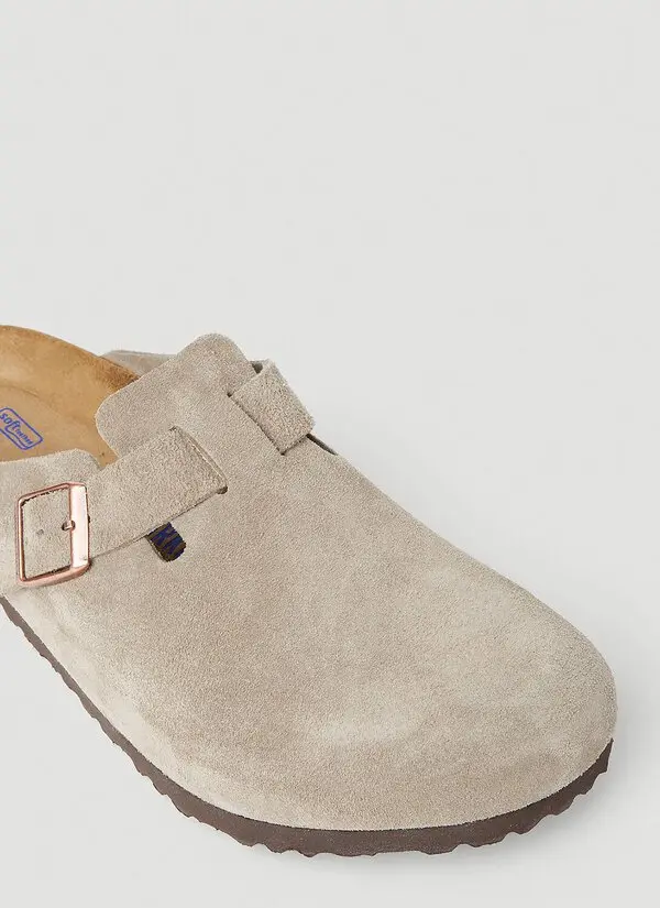 BIRKENSTOCK Boston Mules - Brown