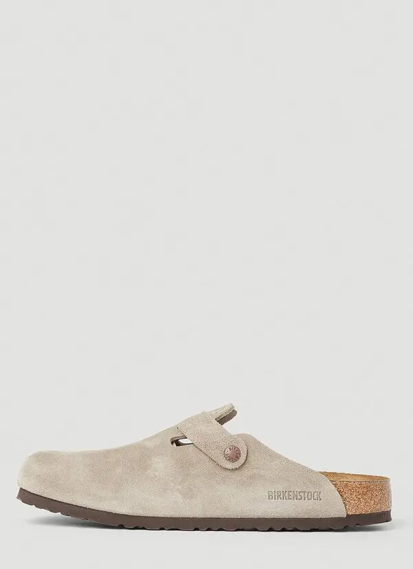 BIRKENSTOCK Boston Mules - Brown