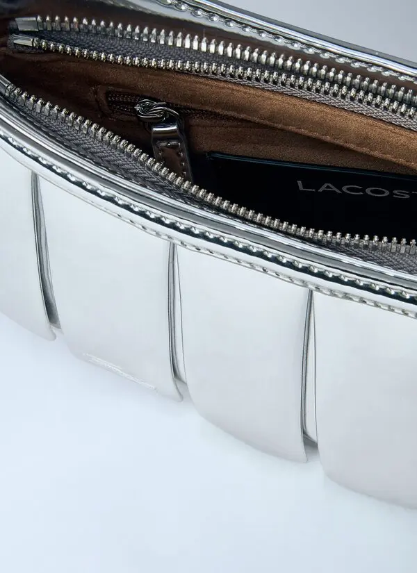 Lacoste Runway Small Lenglen Mirror Leather Purse