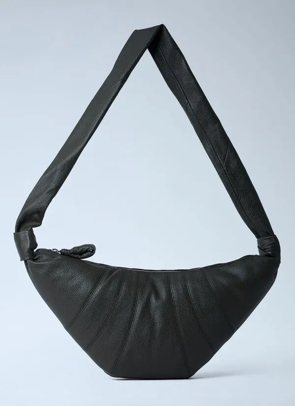 LEMAIRE Medium Croissant Crossbody Bag - Brown