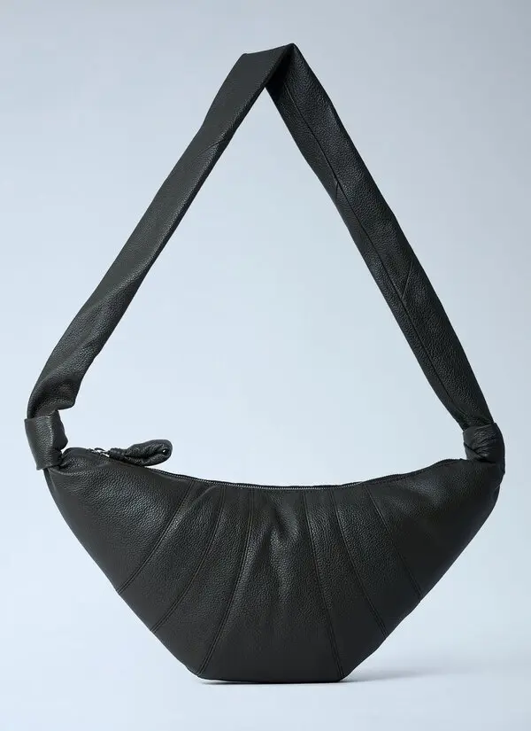 LEMAIRE Medium Croissant Crossbody Bag - Brown