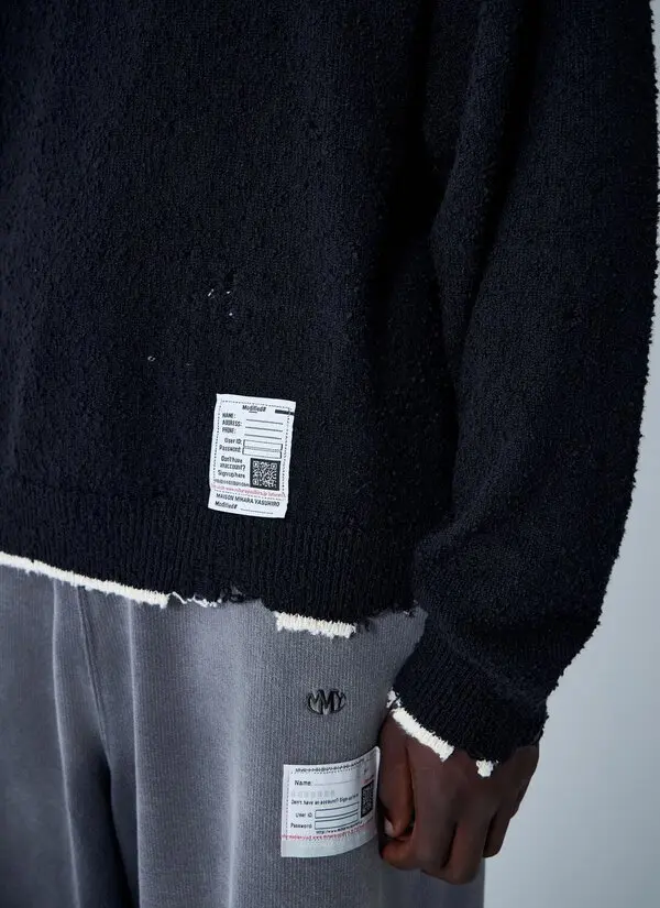 Mihara Yasuhiro Distressed Sweater
