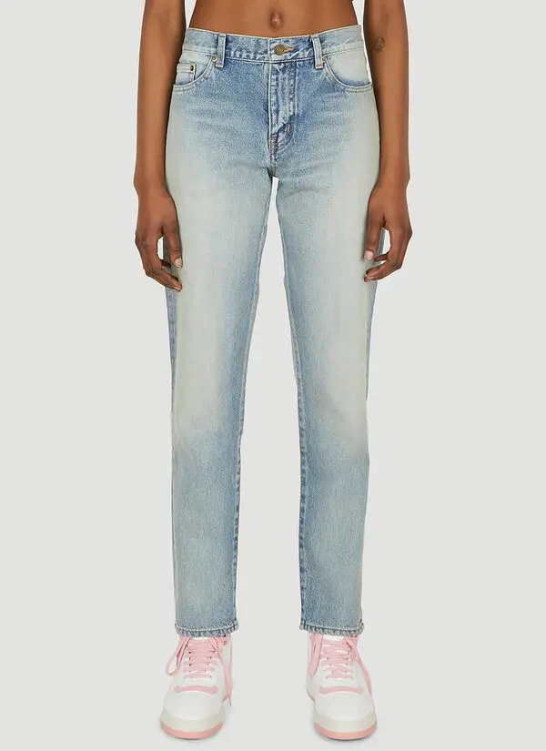 Saint Laurent Boyfriend Jeans - Blue