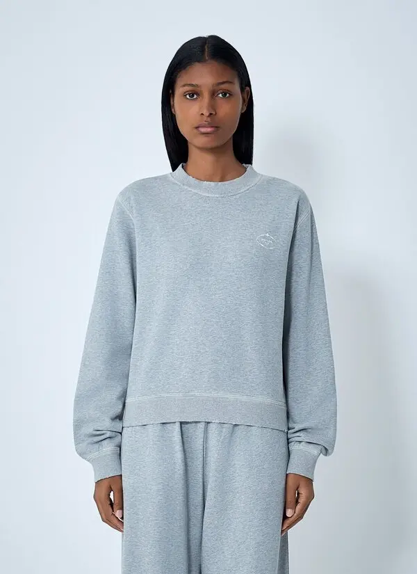 Prada Cotton Sweatshirt - Grey