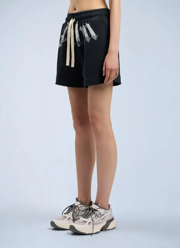 Palm Angels Big Waist Logo Sweatshorts