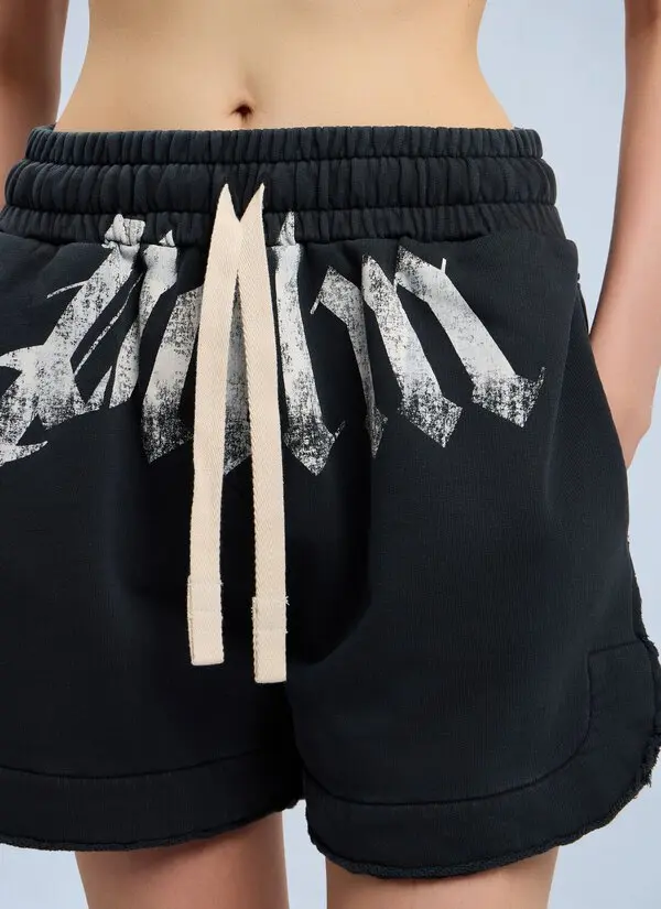 Palm Angels Big Waist Logo Sweatshorts
