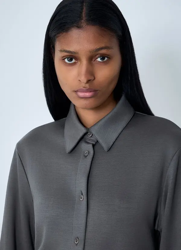 RIER Mini Polar Shirt - Grey