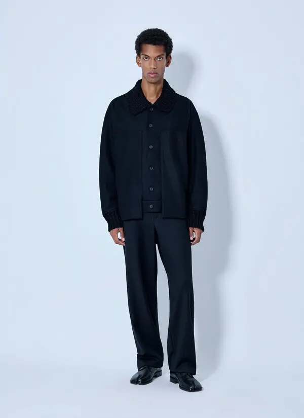 Yohji Yamamoto Rib Detail Blouson