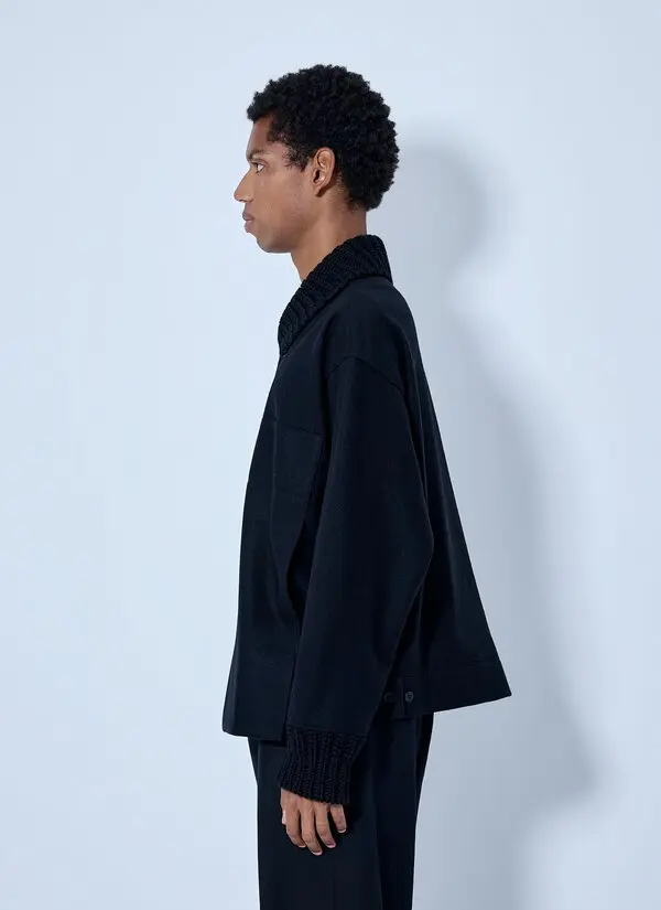 Yohji Yamamoto Rib Detail Blouson
