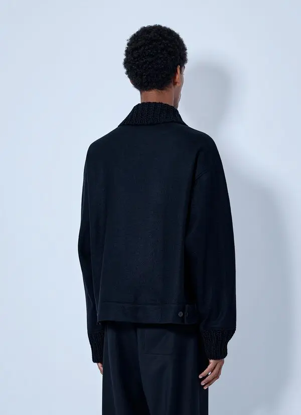 Yohji Yamamoto Rib Detail Blouson
