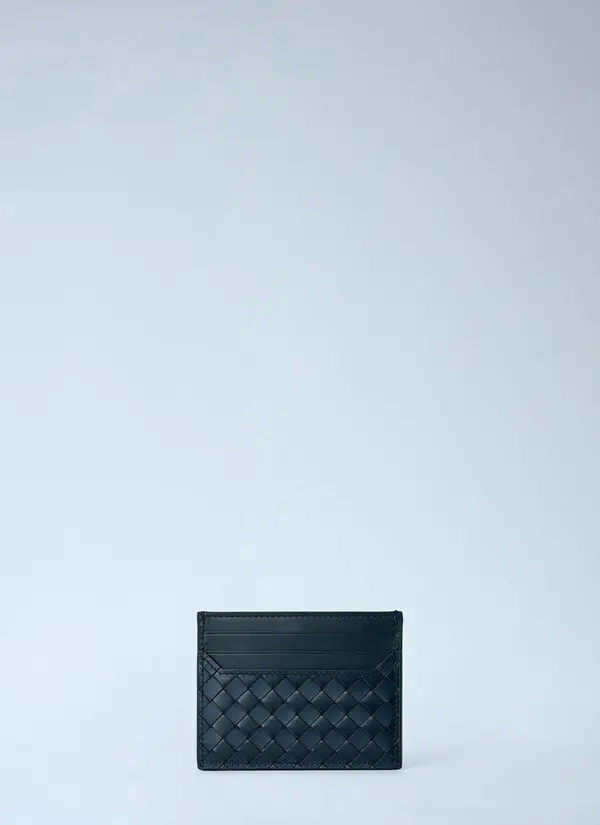 Bottega Veneta Intrecciato Card Holder - Black