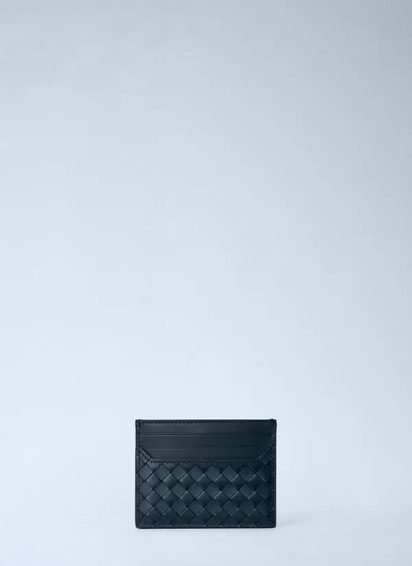 Bottega Veneta Intrecciato Card Holder - Black