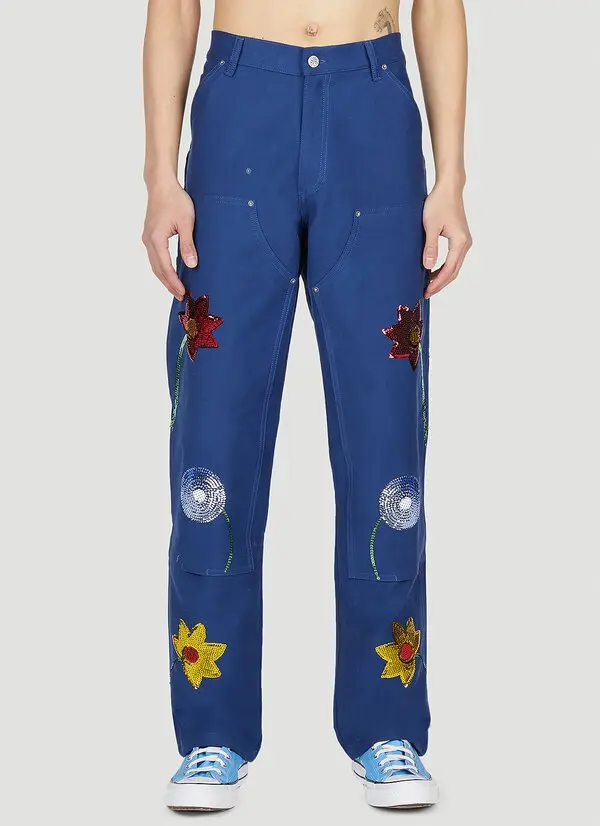 SKY HIGH FARM WORKWEAR Embroidered Cargo Pants
