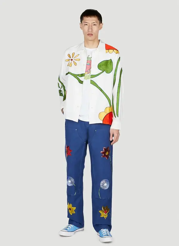 SKY HIGH FARM WORKWEAR Embroidered Cargo Pants