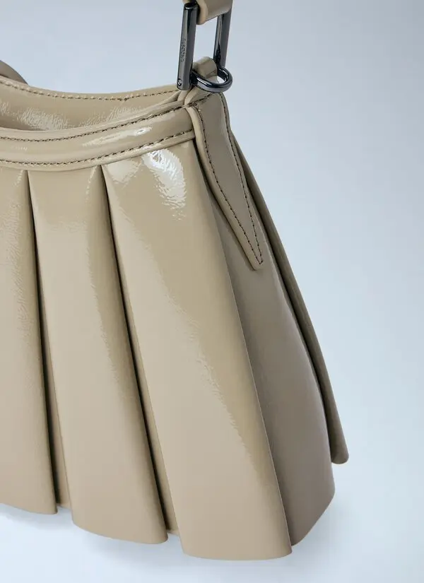 Lacoste Runway Small Patent Leather Lenglen Purse