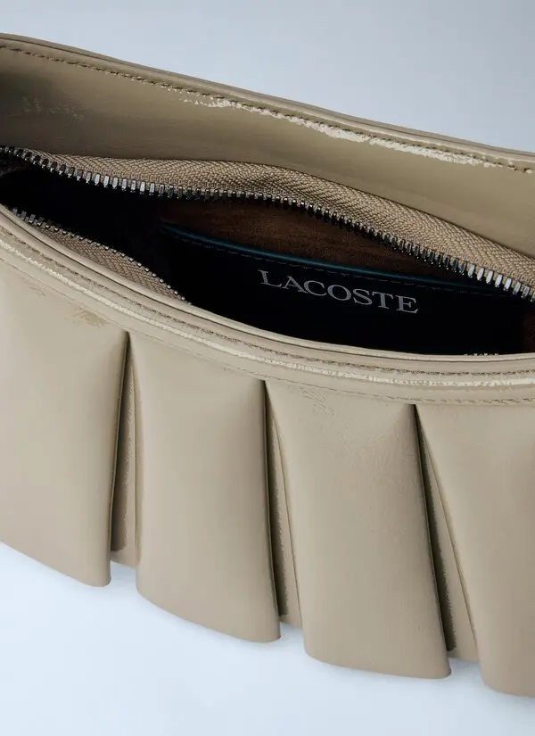 Lacoste Runway Small Patent Leather Lenglen Purse