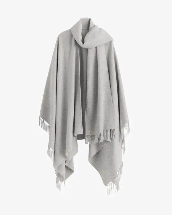 Cuyana Scarf Cape - Grey