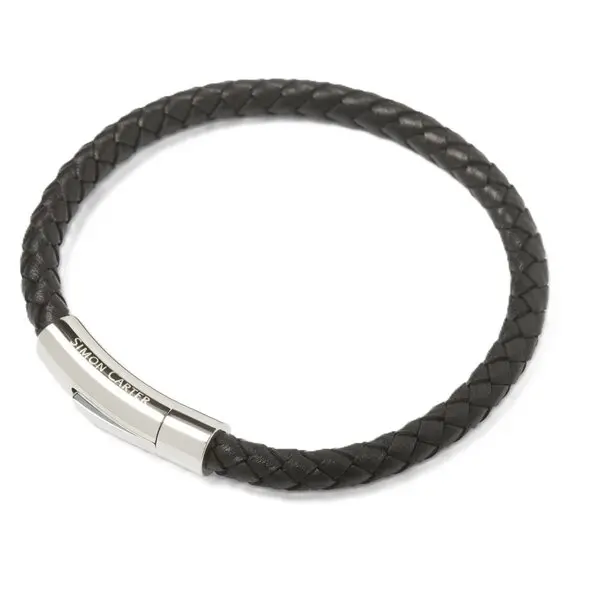 SIMON CARTER Newquay Bracelet Black - Black/silver