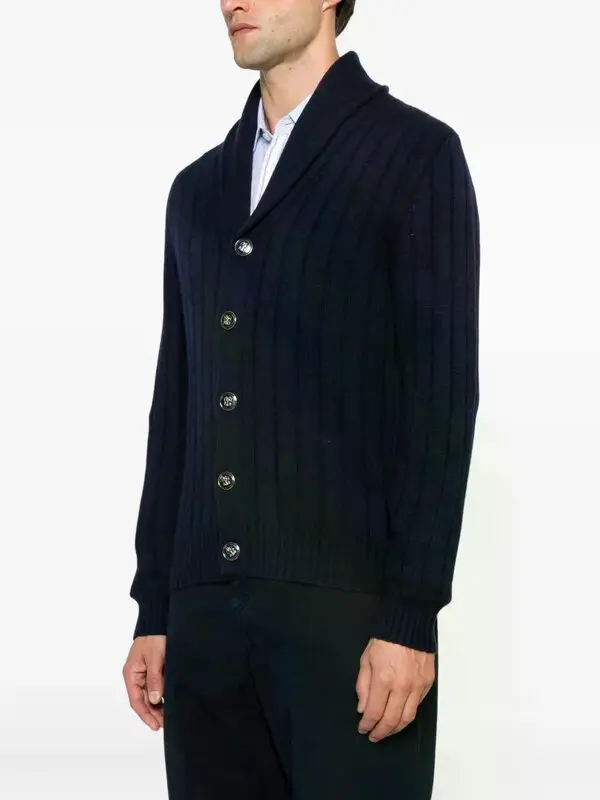 Brunello Cucinelli Ribbed-knit Shawl-collar Cardigan