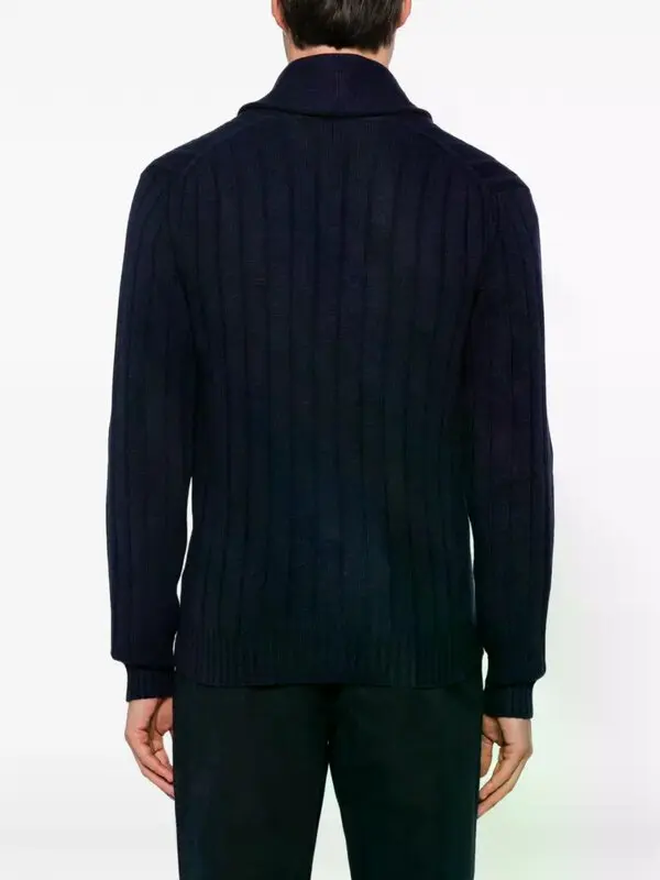 Brunello Cucinelli Ribbed-knit Shawl-collar Cardigan