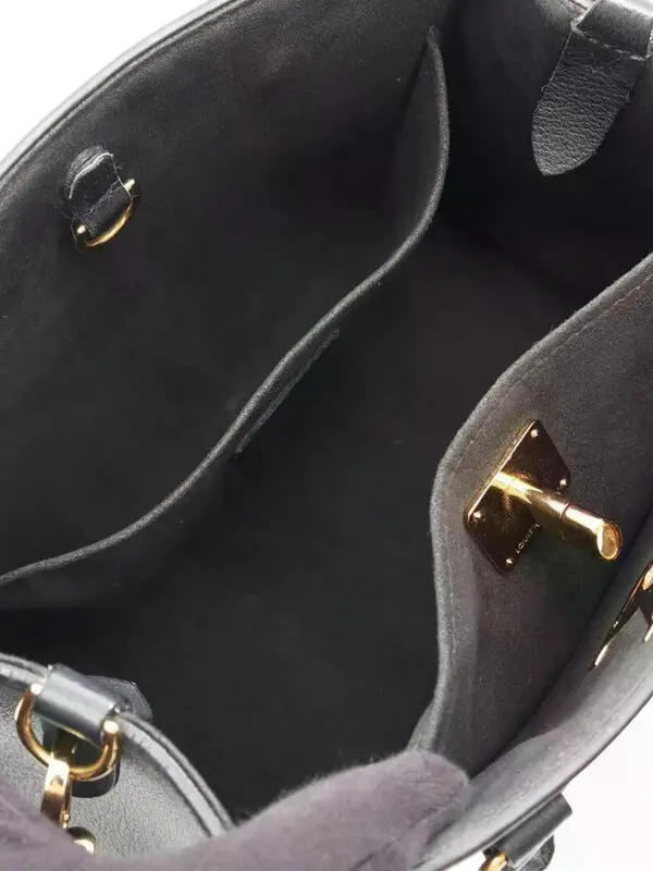 LOUIS VUITTON 2021-2026 Calfskin Lock And Go Tote Satchel
