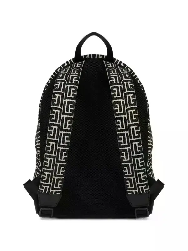 Balmain 1945 City Monogram-pattern Backpack