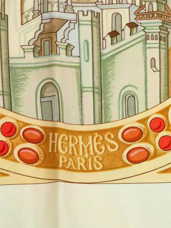 Hermès 1990-2010 Le Triomphe Du Paladin Silk Scarf Scarves