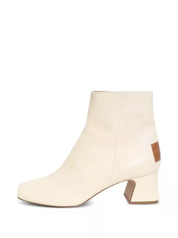 MAISON MARGIELA Square-toe Ankle Boots - Neutrals