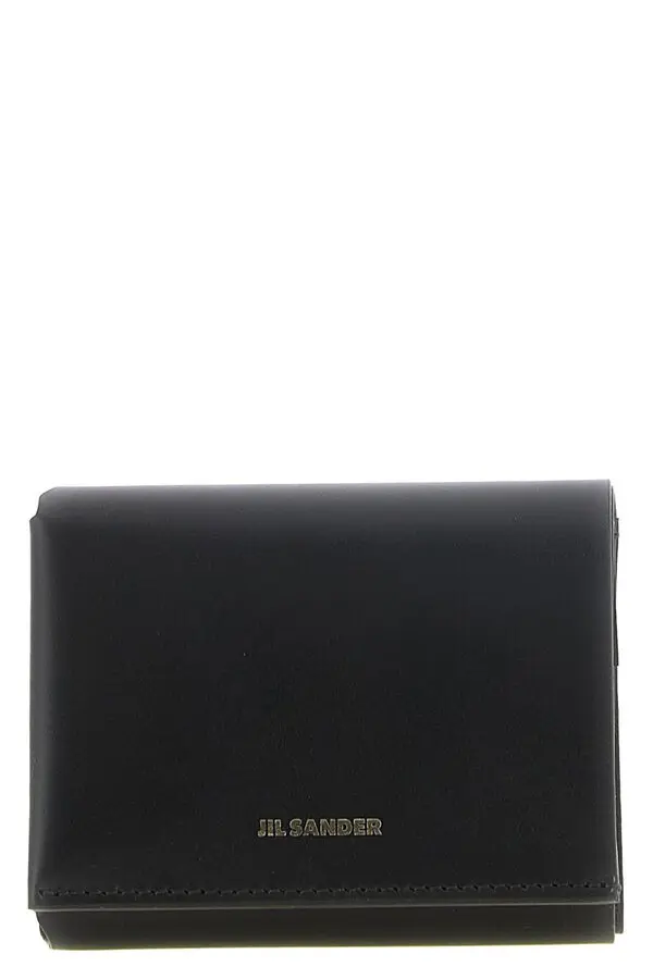 JIL SANDER Origami' Wallet - Black