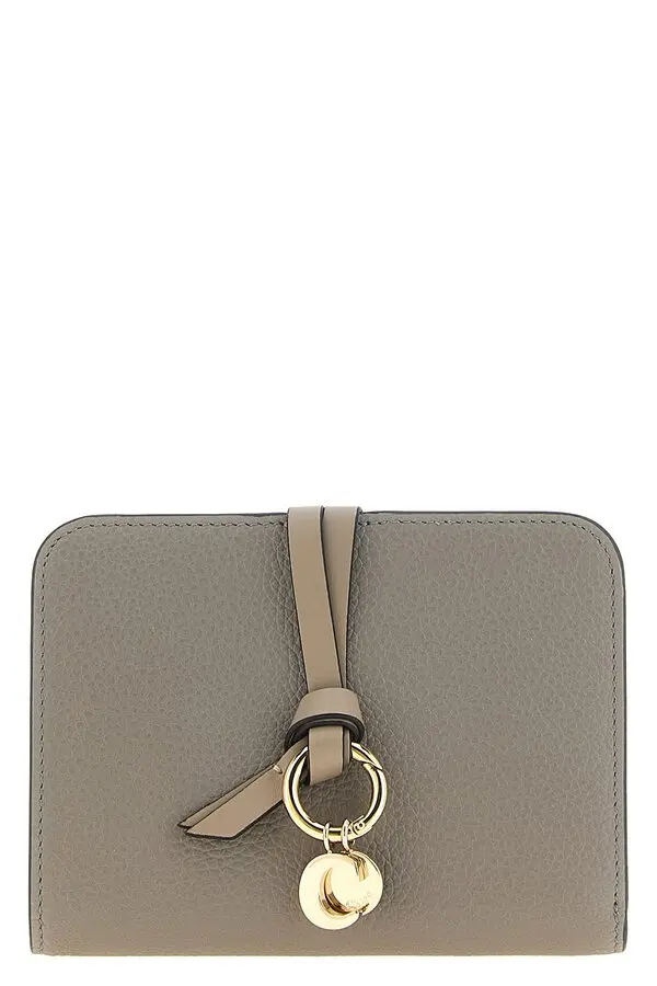 Chloé Alphabet' Bi-fold Wallet - Gray