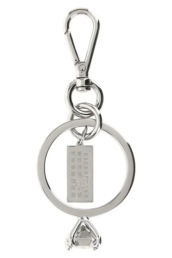 MAISON MARGIELA Numeric' Keyring - Silver