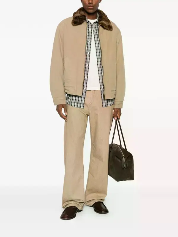MARANT Amaric-gb Wool-collar Canvas Jacket