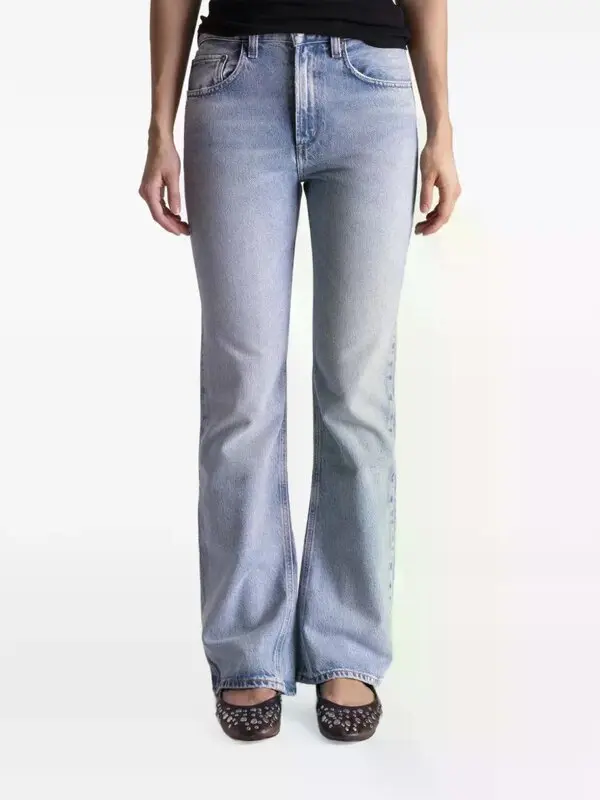 AGOLDE Kick Boot Mid-rise Jeans - Blue