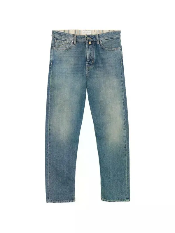 JACOB COHЁN Logo-patch Straight-leg Jeans