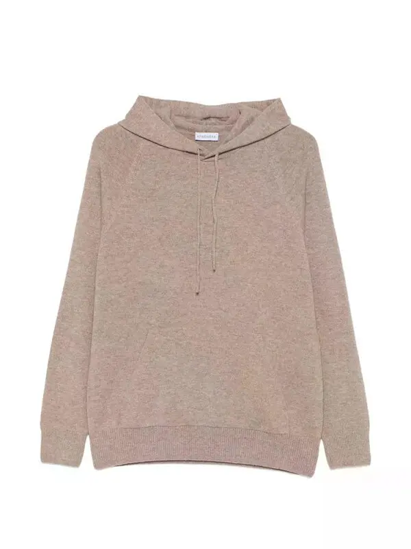 ÉPHÉMÈRE Raglan-sleeve Drawstring Hoodie - Neutrals