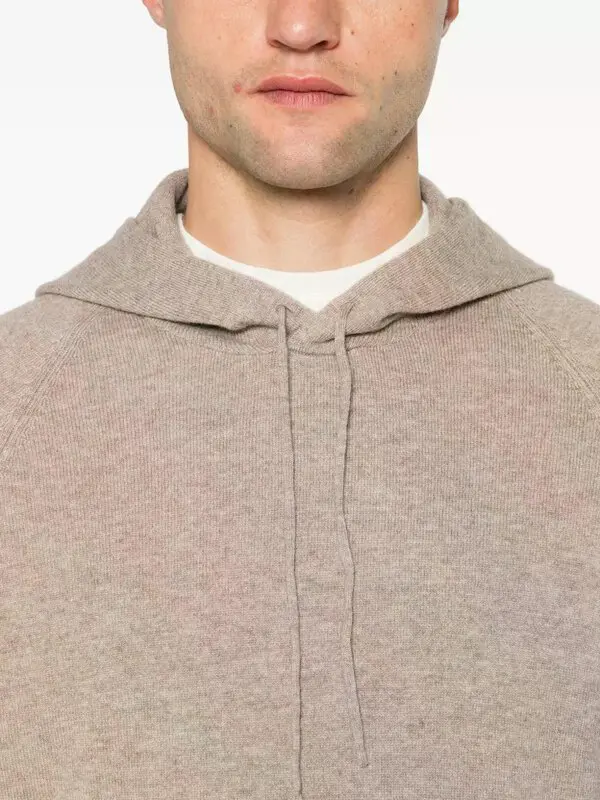 ÉPHÉMÈRE Raglan-sleeve Drawstring Hoodie