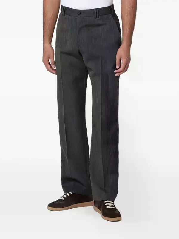 PT TORINO Striped Wool Trousers