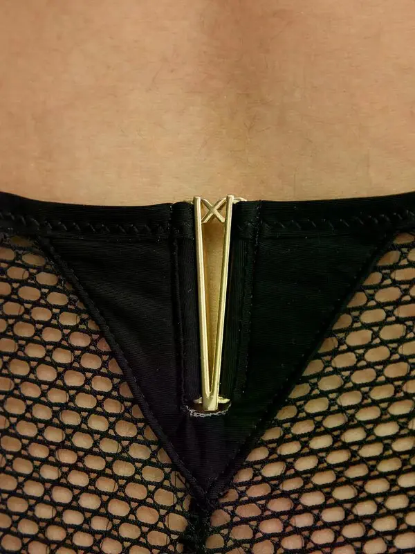 Chantelle Lace-panelled Thong