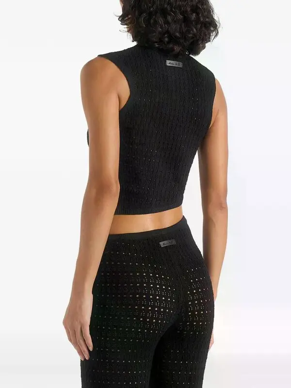 Manière De Voir Kelsey Pointelle Asymmetric Top