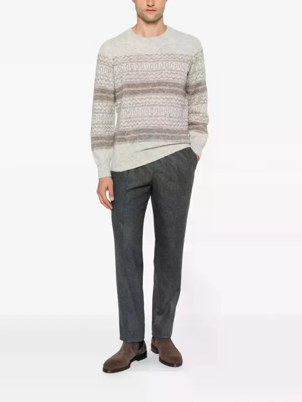 Brunello Cucinelli Pleated Wool Trousers