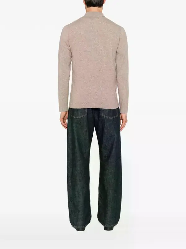 ÉPHÉMÈRE Button-up Collared Cardigan